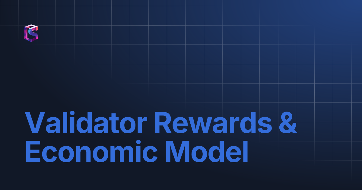 Validator Rewards & Economic Model | InSoBlokAI